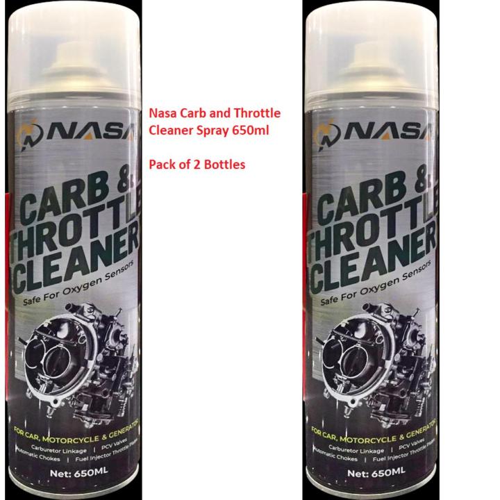 NASA Carb and Throttle Cleaner Spray 650ml Pack of 2 | Daraz.pk