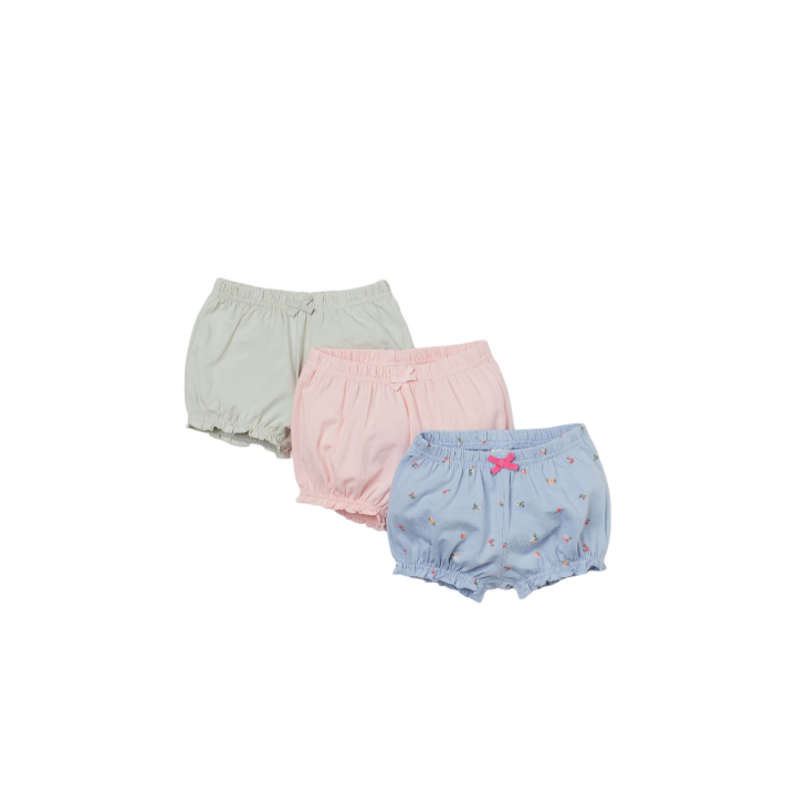 H&M Girls' Puff shorts Pack Of 3 - Comfortable And Stylish Bottoms For ... H&M Girls' Puff shorts Pack Of 3 - Comfortable And Stylish Bottoms For ...
