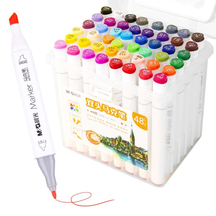 Morning Glory Colors Copic Art Markers for Drawing Dual Tip Pen Markers ...