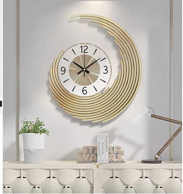 NEW 3D CROSS CLASSY MOON DESIGN FANCY AND ATTRACTIVE WALL CLOCK STYLISH ...