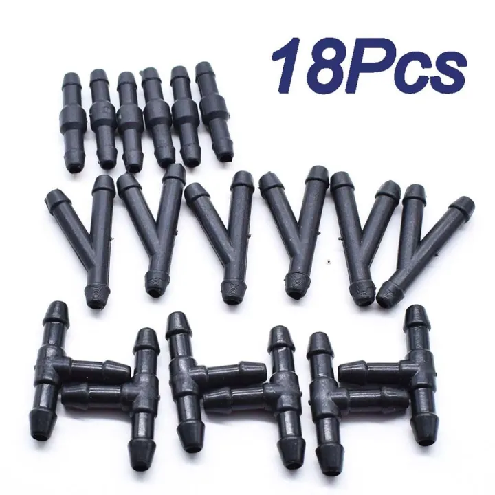 Universal ABS Plastic Straight Wiper Barbed T Piece Repair Tubing ...
