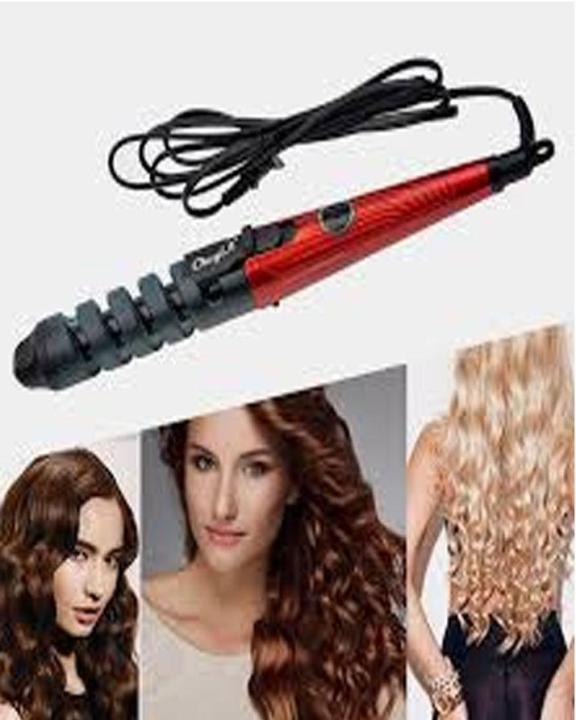 Automatic Hair Curling Machine - Red & Black | Daraz.pk