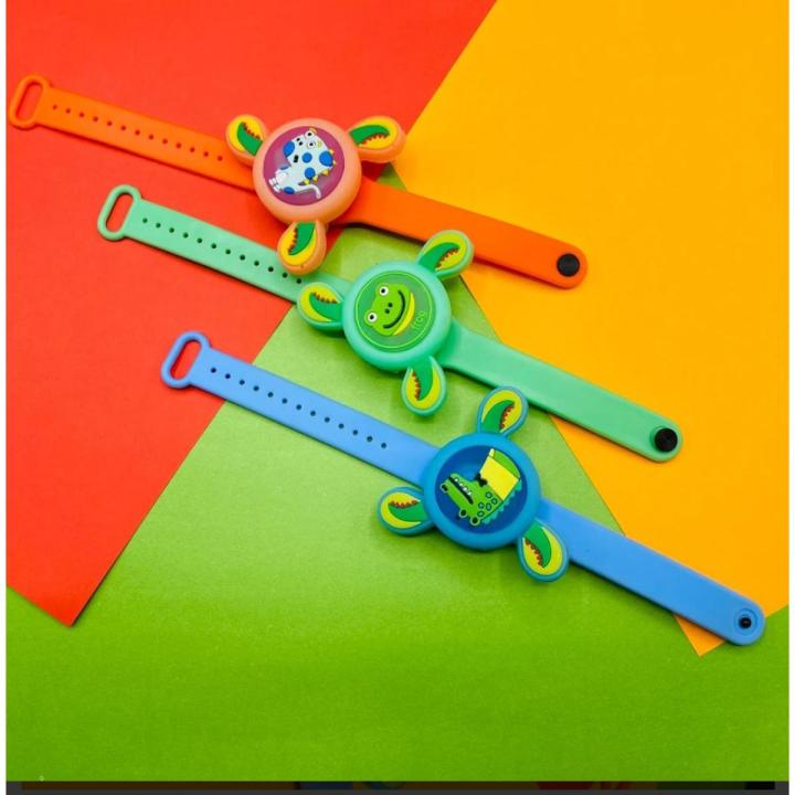 Popit Spinner Watch, Push Bubble Fidget Wristband Toys, Stress Relief ...