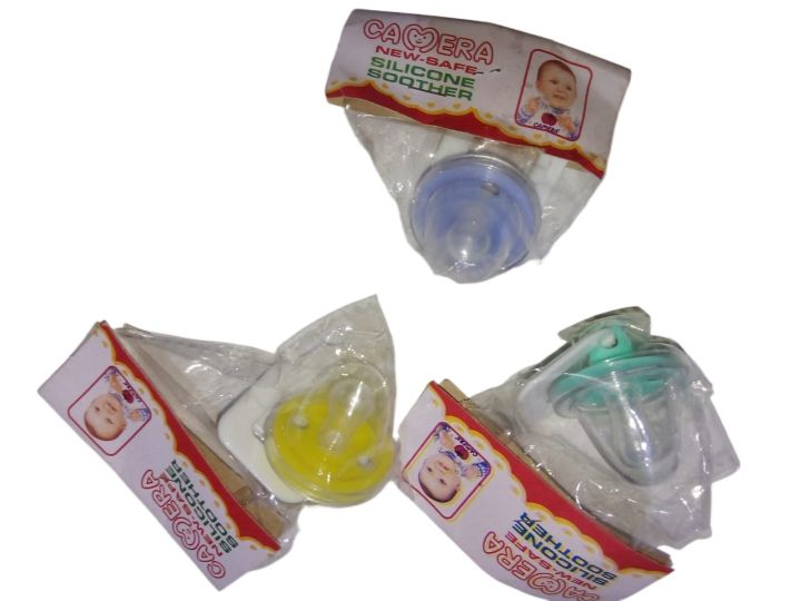 Pack of 3 ( Camera Soother ) - Pacifier - Soother - 3 Colors Soother ...