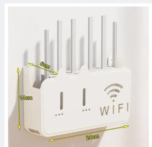 WiFi Router Stand, Router Organizer, Wall Mount Modem Holder, Router ...