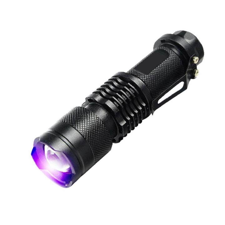 Portable Ultra Violet UV LED Flashlight Mini Detector Lamp Aluminium ...