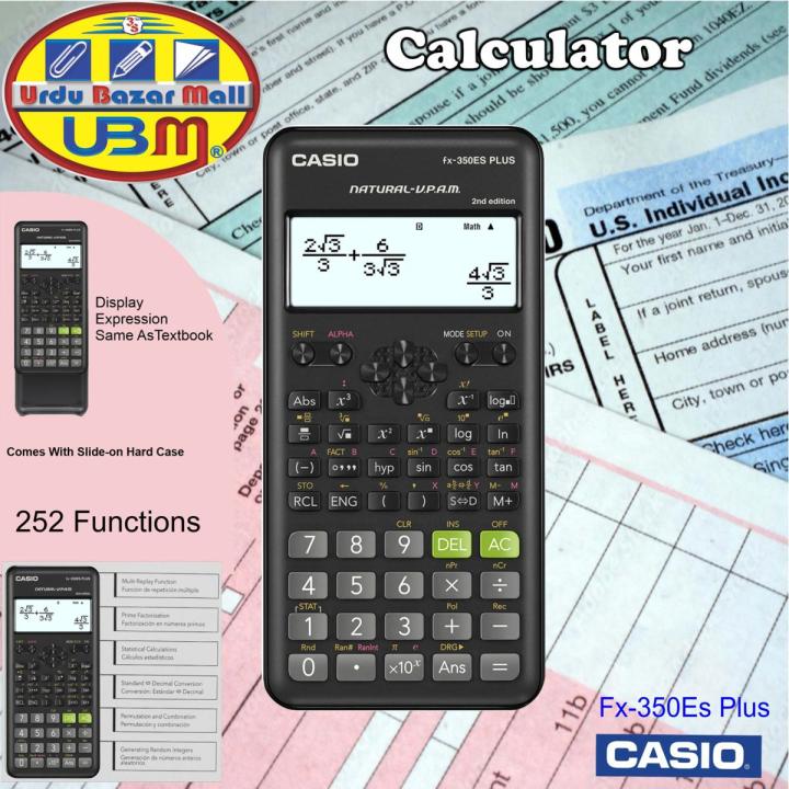 Fx- 350ES Plus_Casio Scientific Calculator FX 350ES Plus 2nd Edition ...