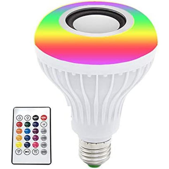 Light Bulb Bluetooth Speaker Led RGB Changing Lamp Wireless Stereo ...