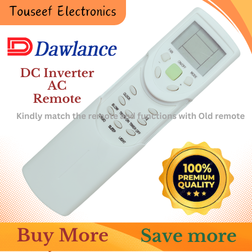 Dawlance DC Inverter AC Remote Control | Daraz.pk