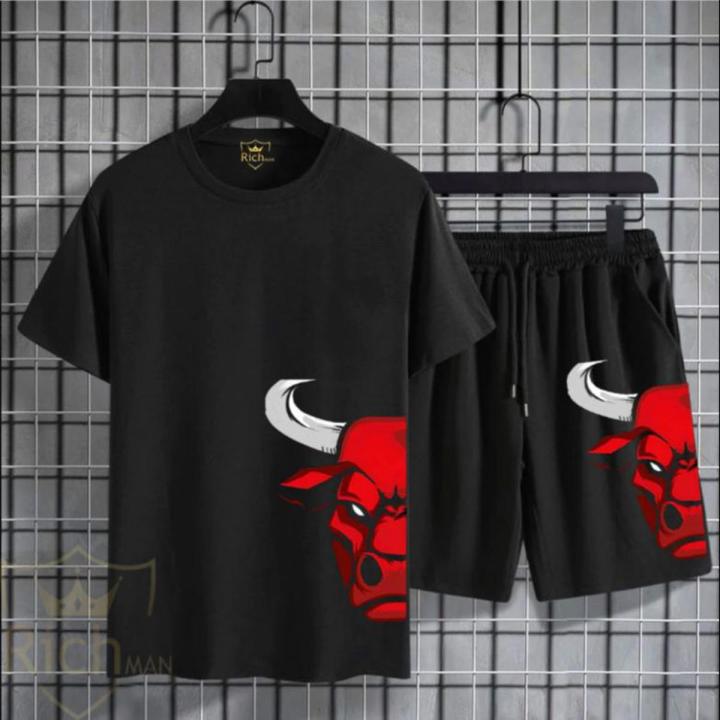 New Arrival Red Bull Short Tracksuit For Men and Women with T-Shirt and ...