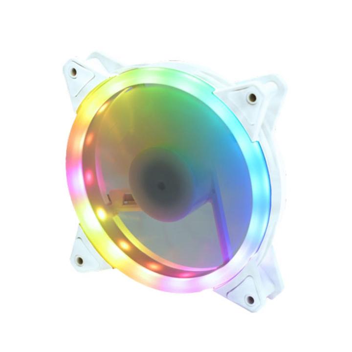 Thunder Cooling Fan 120MM ARGB with Mobo Sync Snow White | Daraz.pk
