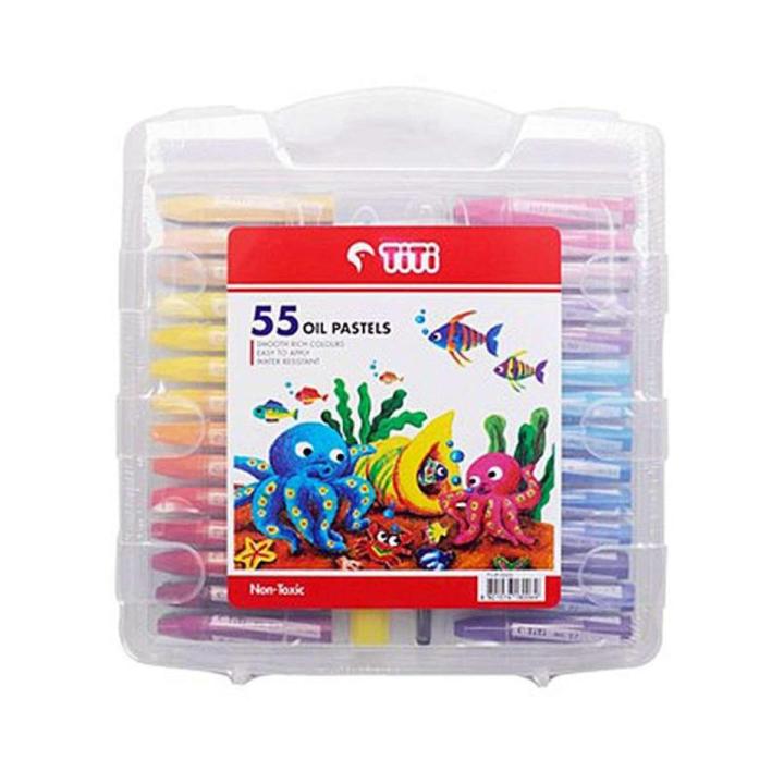 TITI Oil Pastel Crayons 55 Colours | Daraz.pk