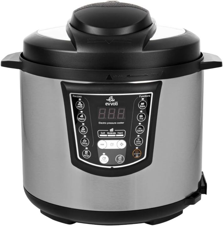Evvoli 9-in-1 Multi-Use Digital Pressure Cooker 6 Liter 1000W | Daraz.pk