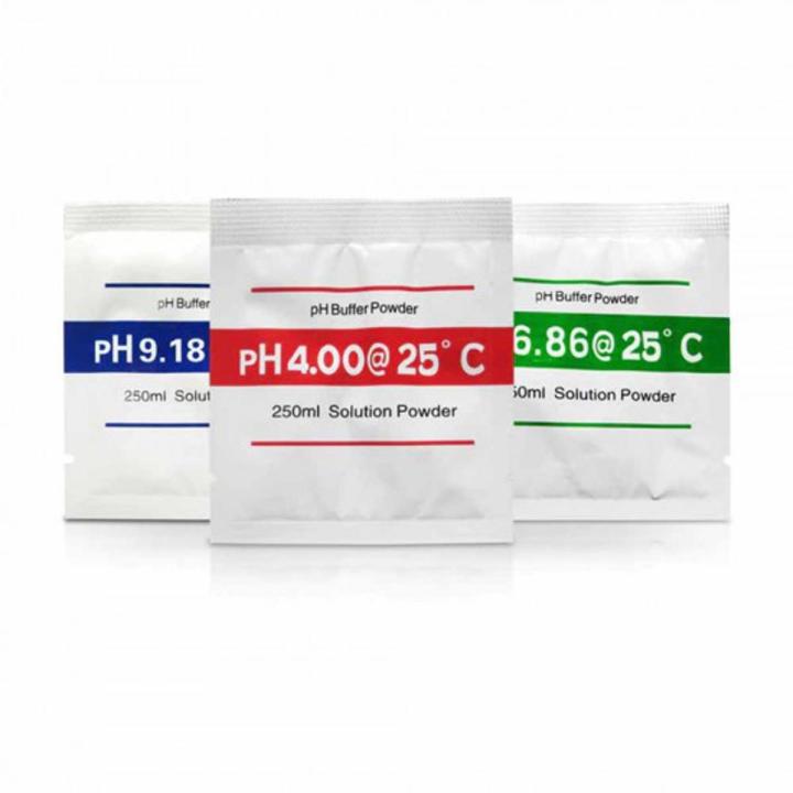 pH Buffer Solution Powder (3 Pack) - For Measure pH Pen Type Tester ...