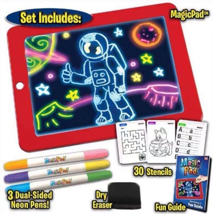 3D Magic Tablet Educational Writing Magic Pad For Kids Learning ...