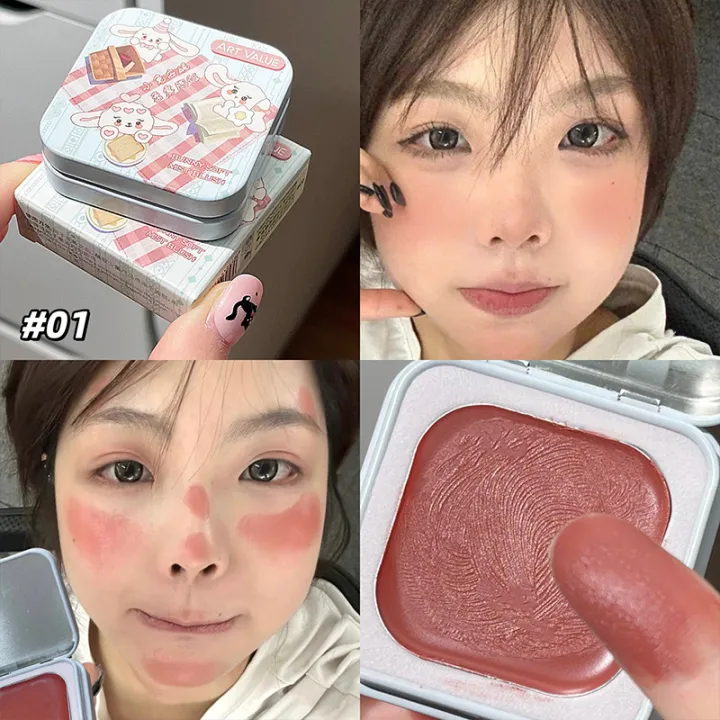 GDPN Art Value Bunny Anne Soft Mist Blush Rouge Blush Cream Soft Mist ...