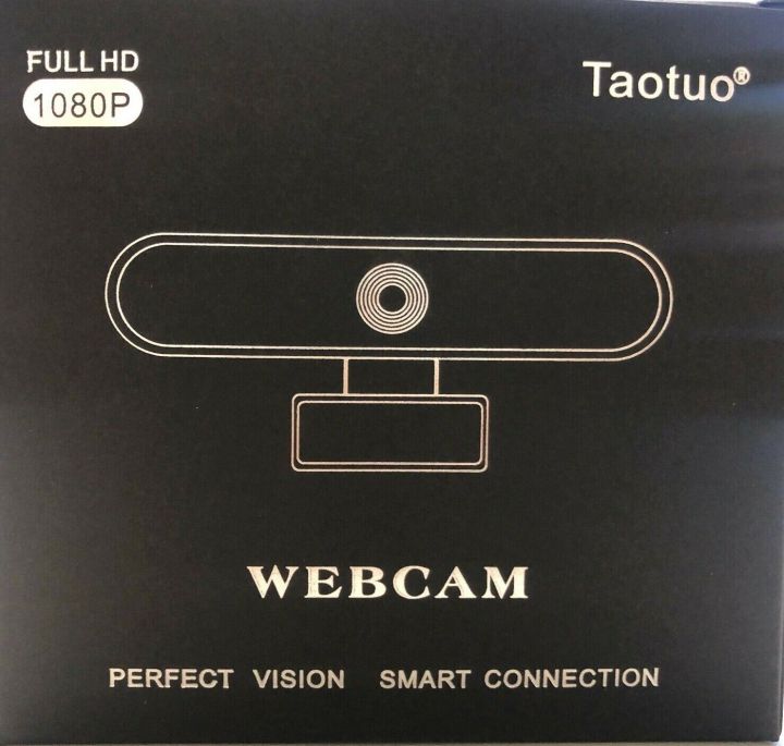 Taotuo X1 Full HD 1080P Webcam with Microphone USB Windows 10 Webcam ...