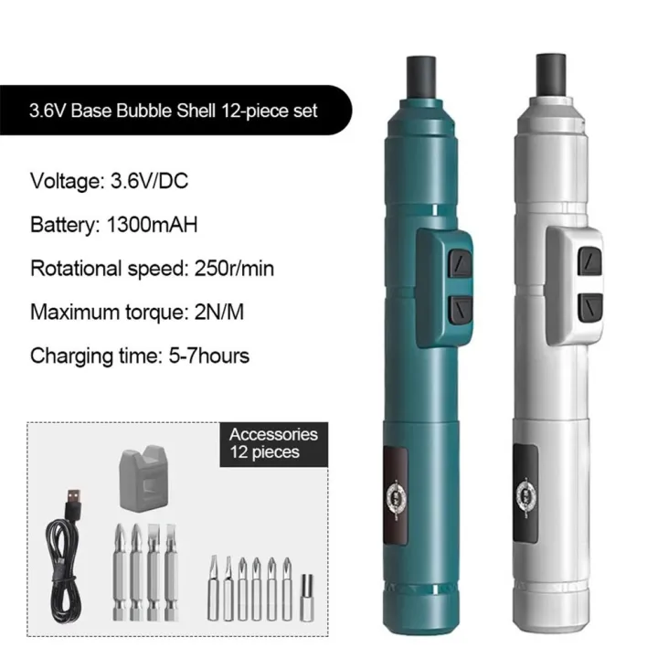 Multi-function Wireless Cordless Electric Screwdriver 3.6V 250r/Min ...
