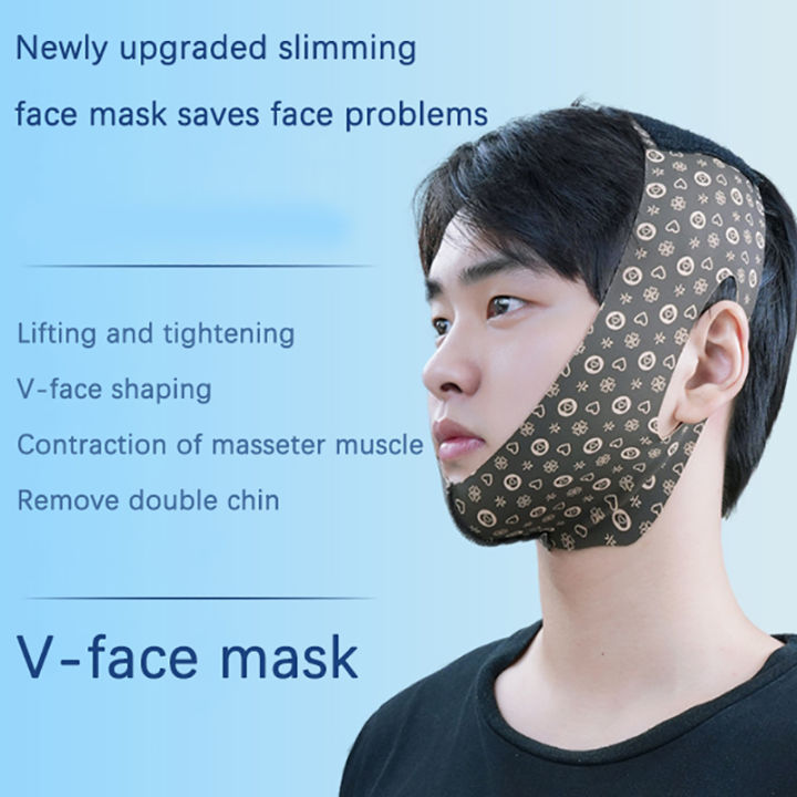 For Men V-face Bandage Facial Lifting And Tightening Shaping Contour ...