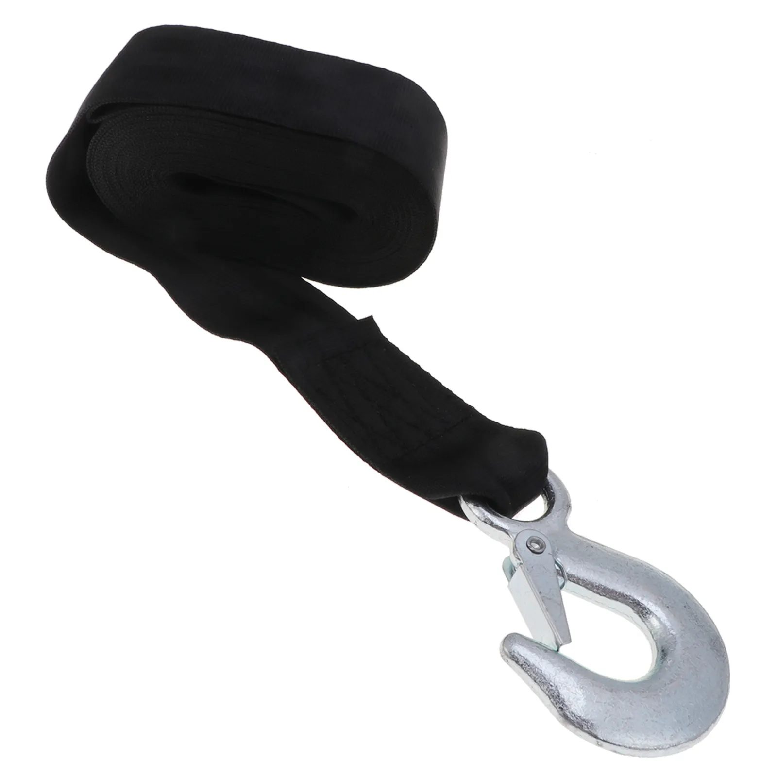 MeterMall Outdoor Tow Strap Heavy Duty With Hooks 2T Drag Recovery ...