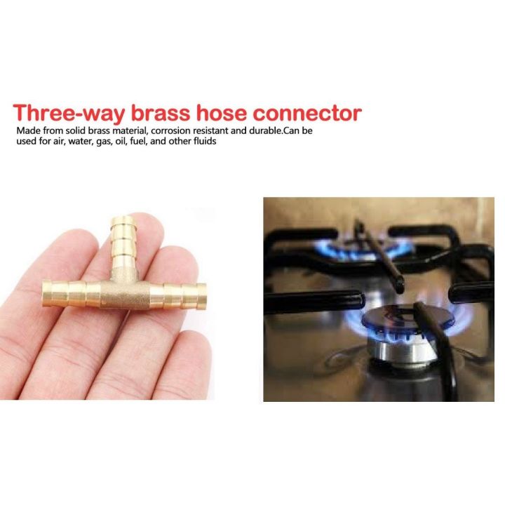 3 Ways Gas Pipe Splitter, Connector, Jointer for burn the stove to ...