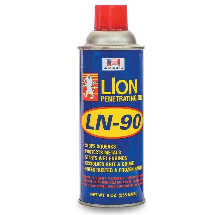 Lion LN-90 Penetrating Oil Spray 9 Oz Net Wt. (255 g) - Made in USA ...