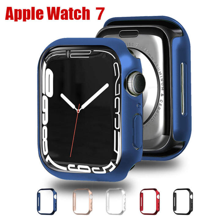 Matte Watch Cover for Apple Watch Series 7 6 5 4 3 T500 Pro Protective ...