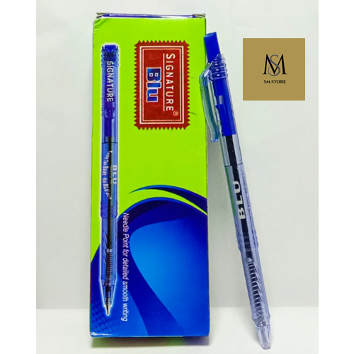 Signature Blu Ball Pen 10S Box Blue | Daraz.pk