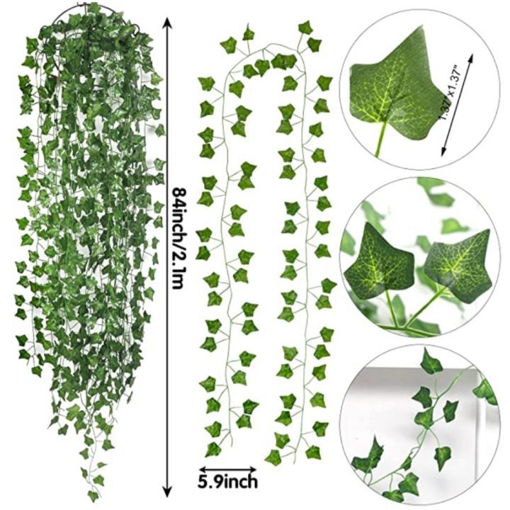 7 ft Artificial Leaf Bail for wall Hanging Decoration - Artificial ...