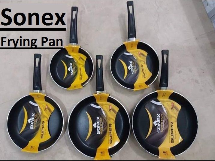 SONEX Non Stick Fry Pan NonStick Coating -All Sizes ( 18cm to 30cm ) - Black Orignal Quality ...