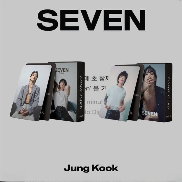 Kpop Idol JungKook SEVEN Album Lomo Cards High Quality HD Photo Album ...