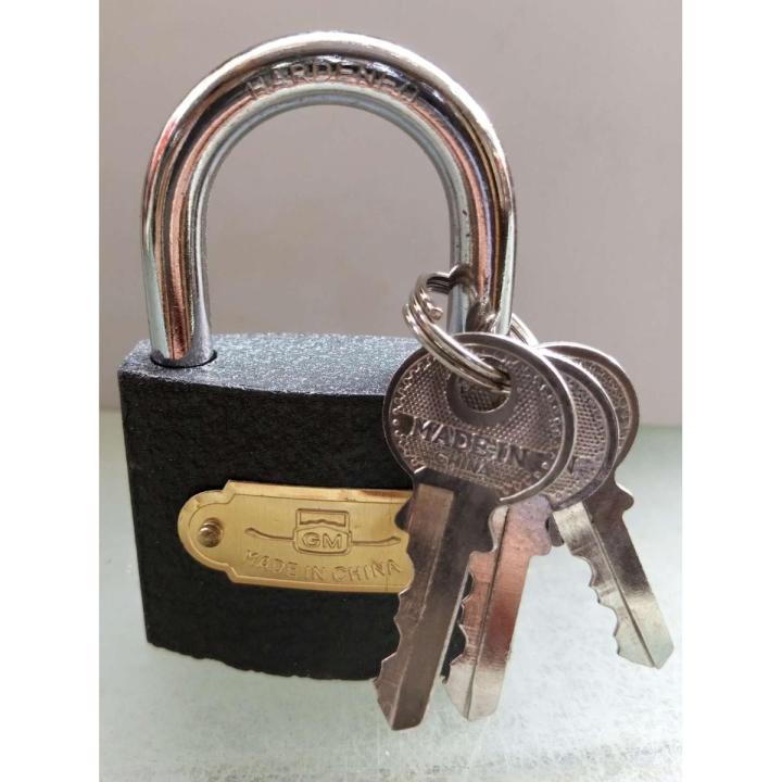 IRON PADLOCK 50MM SIZE WITH 3 KEYS | Daraz.pk
