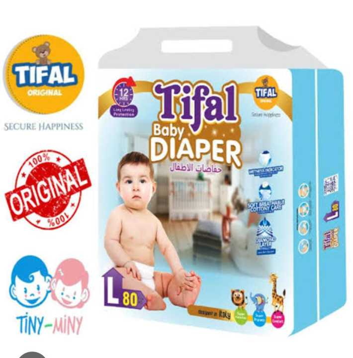 TIFAL baby diaper large size, 80 pcs | Daraz.pk