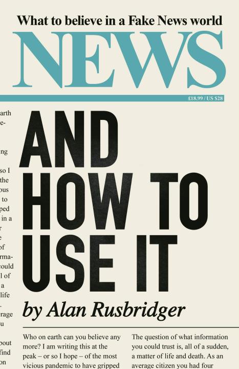 Liberty Books | News - And How To Use It by Alan Rusbridger (100% ...