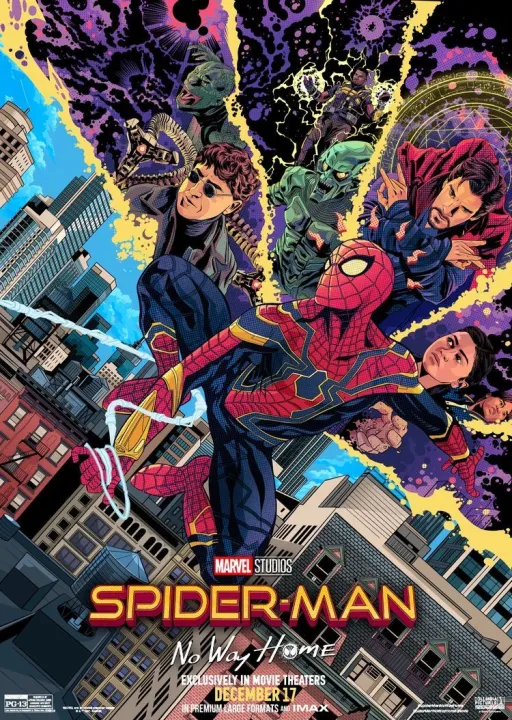 Set of 5 Spiderman avenger movie aesthetic designs a4 size vinyl ...