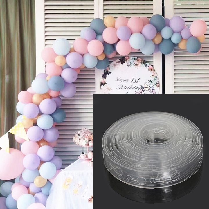 5m Balloon Arch Strip Tape Connect Strip Chain Garland Arch Kit Tape ...