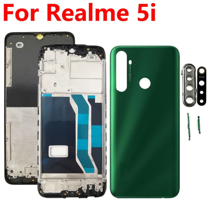 Realme 5i Complete Housing Replacement Back Panel - Blue/Green/Grey ...