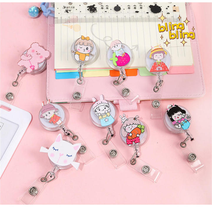 Telescopic Badge holder Lightweight Rotatable Acrylic Document holder ...