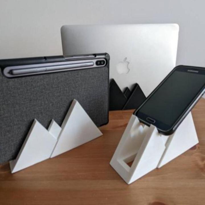 Vertical Mountain Landscape Stand | Laptop Stand | Tablet Stand | Phone ...