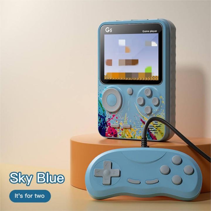 G5 Retro 3 inch Handheld Game Console Built-in 500 Classical FC Games ...