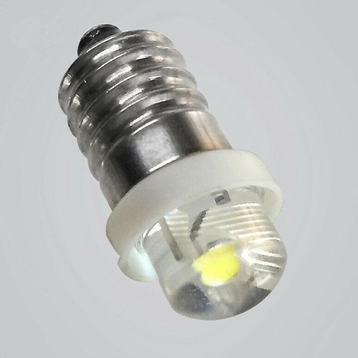 3/4.5/6V 0.5W Flashlight Bulb 6000K White LED E10 Socket Replacement ...