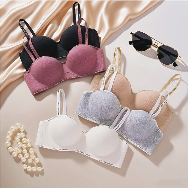 Southeast Asia one-piece letter half cup small mine traceless underwear ...