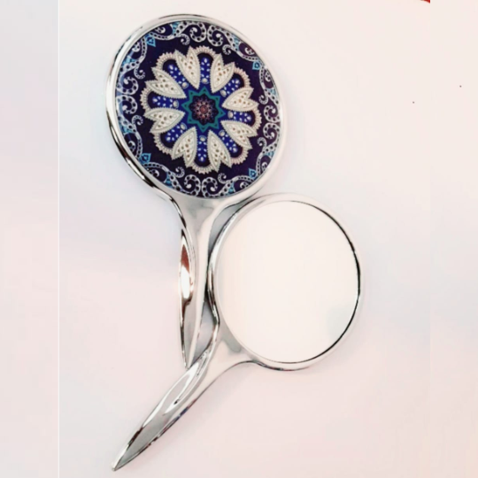 Luxury traditional handle mirror | Daraz.pk