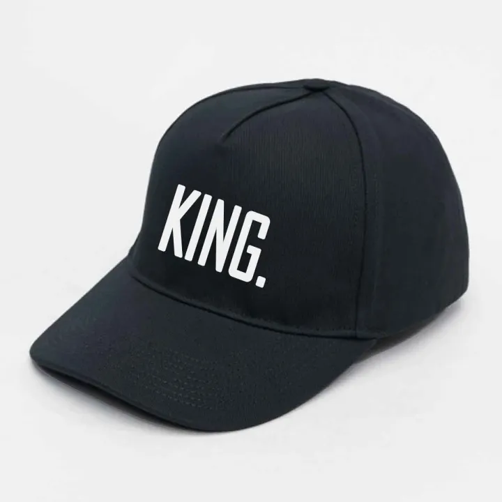 Couple Cap King Queen Design for BFF Wife Husband Love Hat at ...