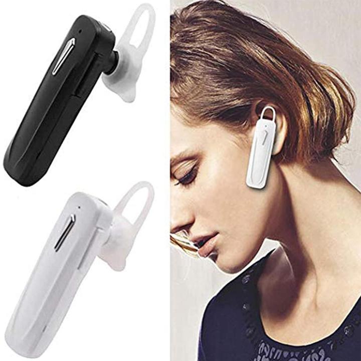 Original Wireless Mini Single Earpiece With Ear Clip Bluetooth Headset ...