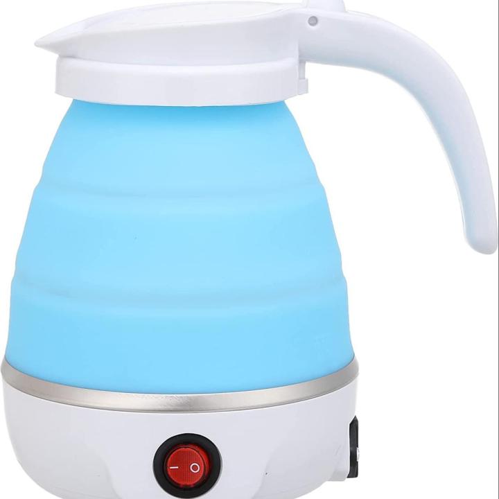 Foldable Travel Electric Kettle, Blue | Daraz.pk