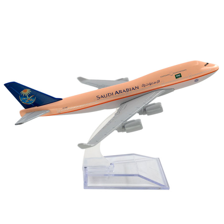 Saudi Arabian Airlines Aircraft Model (16cm) Metal boing B747 Airplane ...