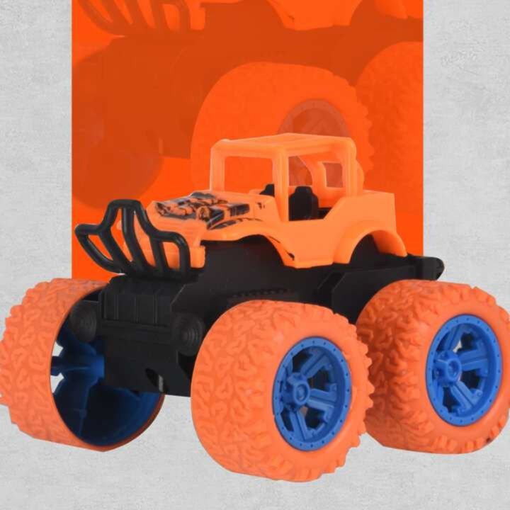Monster Truck Friction Power Car 4x4 for Child - Mini Rock Crawler ...