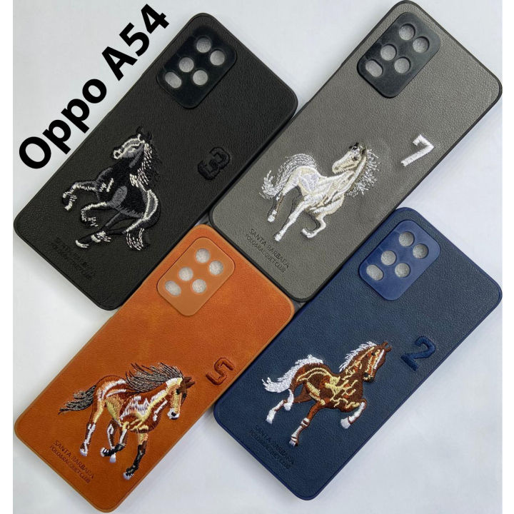 Oppo A54 – Santa Barbara Polo Embroidered Faux Leather Rexine Phone ...