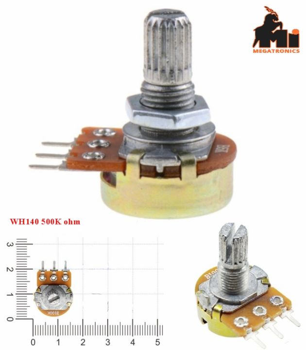 2pcs WH148 500K potentiometer variable resistor knob adjustable ...